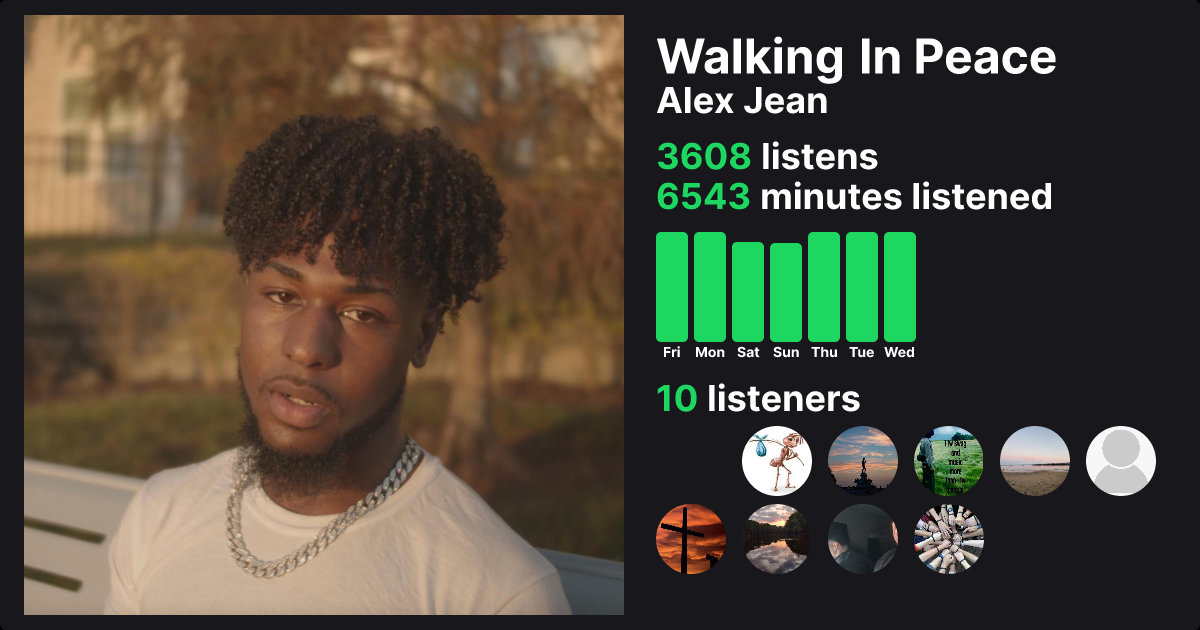 Walking In Peace - Alex Jean | Trackify